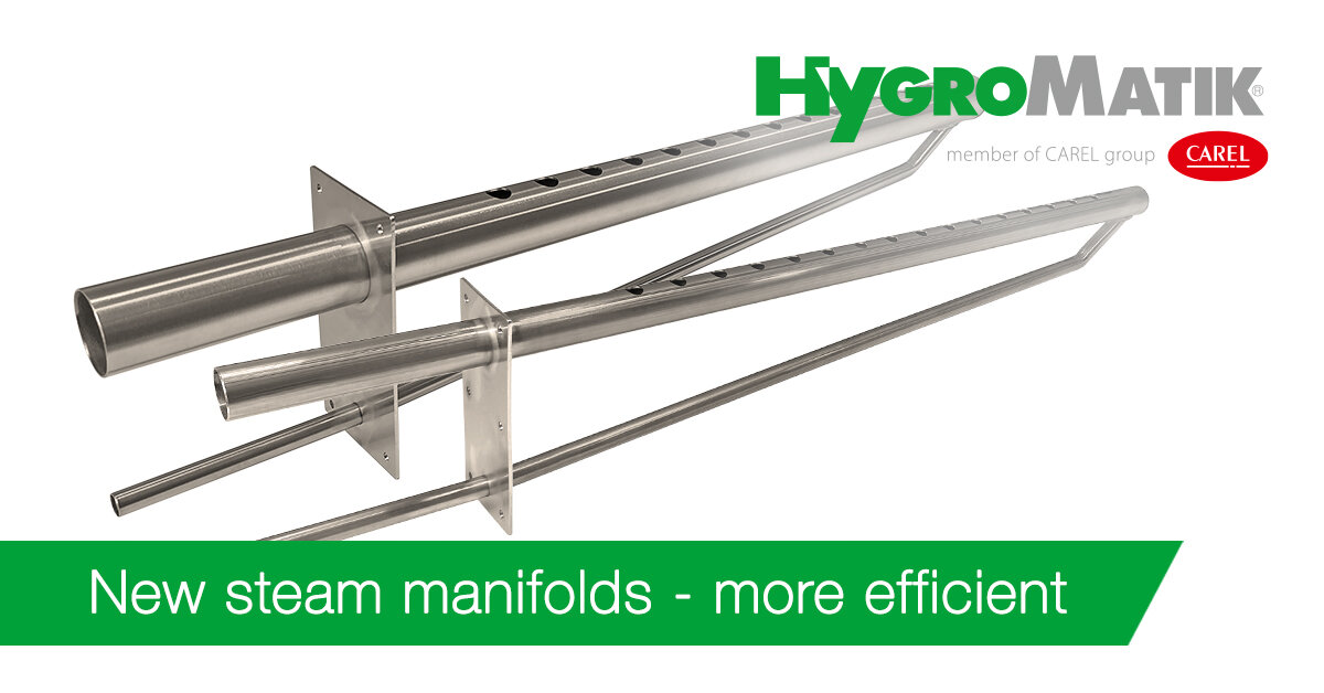 New steam manifold for air humidification systems